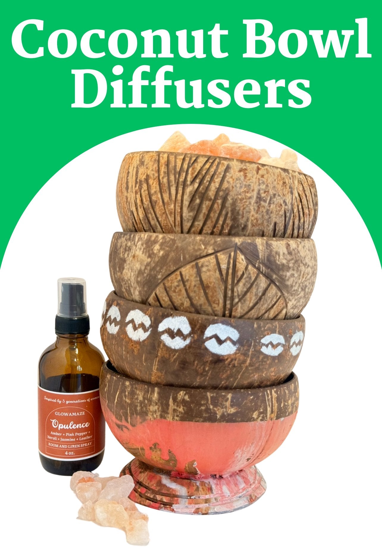 Coconut Bowl Diffusers – GlowAmaze